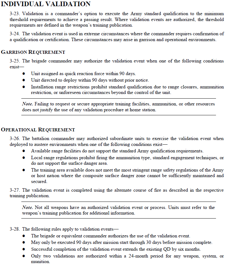 Condemnation Criteria – The Integrated Weapons Training Strategy Explained
